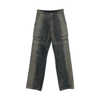 Rick Owens Graue Straight Leg Jeans mit Mehreren Taschen - - Jeans - Herren - Grau - W32
