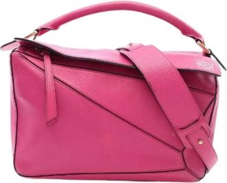 Loewe Pre-owned Sac Puzzle Moyen Sacoche 2Way - Femme - Pre-owned - Rose - Taille: ONE Size