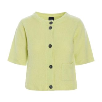 Bitte Kai Rand Gilet en maille - Femme - Pulls - Jaune - Taille: 44 FR