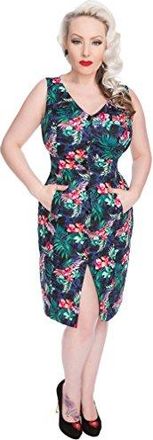 Hearts & Roses London H&R London Vintage Crayon Robe - Asiatic Lilies (42)