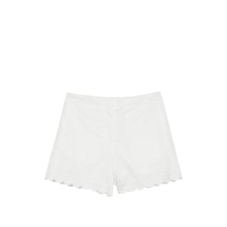 Low Classic Embroidered Shorts - - Shorts - Damen - Wei&szlig; - M