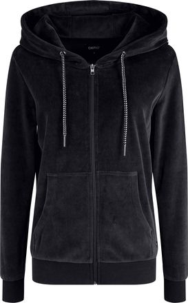 Oxmo OXNicky Damen Sweatjacke Kapuzenjacke Hoodie mit Kapuze Kängurutasche Baumwollmischung Regular fit, Größe:S, Farbe:Insignia B (791991)