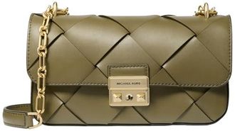 Michael Kors SM Conv Chain Shldr, Hand Bag Women, Safari Green, Taille Unique