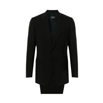 Brioni schwarzer Anzug mit Einreiher - - Suits - Herren - Schwarzk - L