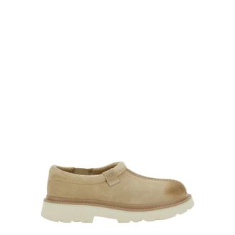 UGG Ugg, Homme, Chaussures, Beige, Taille: 44 EU Mule Beige en Daim avec Semelle Surélevée