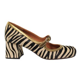 Chie Mihara Mumma Zebra - - Shoes - Damen - Beige - 40 EU
