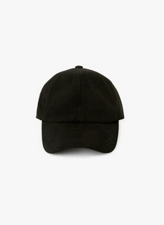 Paul Smith Casquette en cuir su&eacute;d&eacute;
