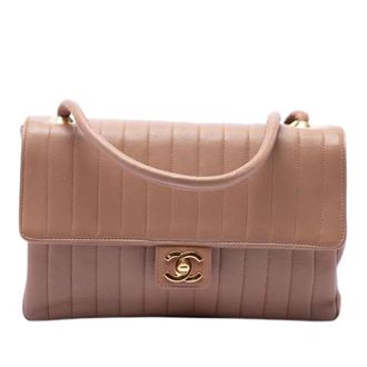 Chanel Pre-owned Quilted Lambskin Crossbody Bag - - Pre-owned - Damen - Braun - ONE SIZE