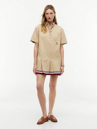 Tommy Hilfiger Robe chemise &agrave; ourlet Global Stripe