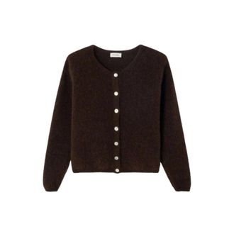 American Vintage Femme, Pulls, Brun, Taille: 38 FR Tricots