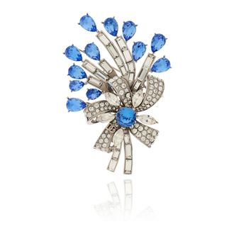 Dolce & Gabbana Homme, Accessoires, Multicolore, Taille: ONE Size Broche avec Cristaux &Eacute;tincelants