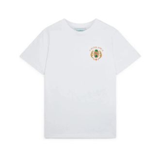 Casablanca Joyaux DAfrique Tennis Club T-shirt - - Tops - Herren - Wei&szlig; - 2XL