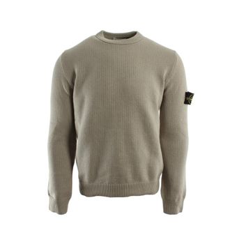 Stone Island Rundhals-Strickware - - Knitwear - Herren - Beige - M