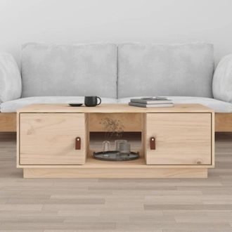 vidaXL Table basse 100x50x35 cm Bois massif de pin Vidaxl