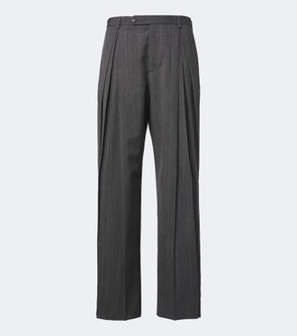 Valentino Garavani Weite Hose aus Wolle und Seide