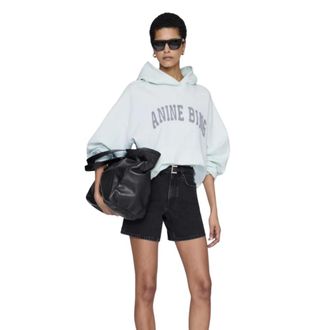 Anine Bing Harvey Sweat &agrave; capuche - Femme - Sweatshirts et sweats &agrave; capuche - Vert - Taille: 36 FR