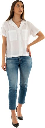 Levi's Damen Sonny Camp Hemd mit Button-Down-Kragen, Bright White, X-Small