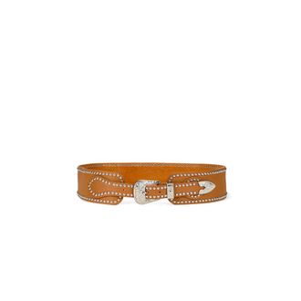 Oltre Ceinture Western - Femme - Accessoires - Beige - Taille: L/Xl