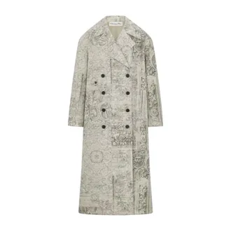 Dior Barocco Mantel - - Coats - Damen - Beige - S