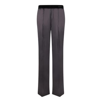 Tom Ford Stretch Seide Satin PJ Hose - - Trousers - Damen - Schwarzk - S
