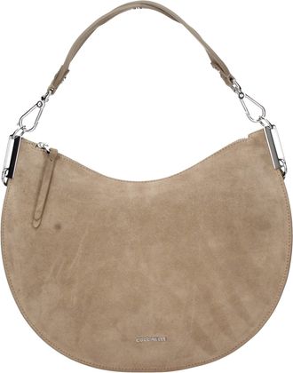 Coccinelle Coccinelle Sunup Handbag Suede Leather Warm Taupe