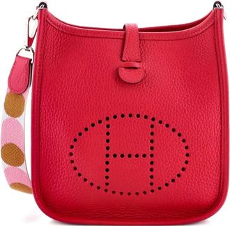 Herm&egrave;s Evelyne Bag Gen III Clemence TPM crossbody bag - Rosa