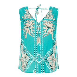 Cream Keramik-Schal-Print 109338 - - Tops - Damen - Mehrfarbig - M