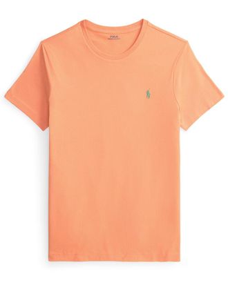 Ralph Lauren Leichtes T-Shirt mit Pony-Stickerei, Custon Slim Fit in