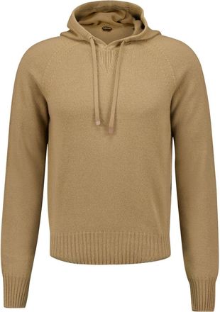 Tom Ford Nahtloser Hoodie aus Kaschmir - Braun