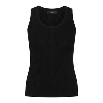Bruuns Bazaar Femme, Tops, Noir, Taille: 44 FR Gallberrybbilyana Knit Top