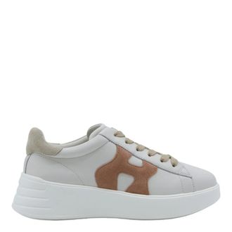 Hogan Low-Top Sneaker - Minimalist Low-Top Hogan Sneakers With Smooth Silh - Gr. 36,5 (EU) - in Wei&szlig; - f&uuml;r Damen