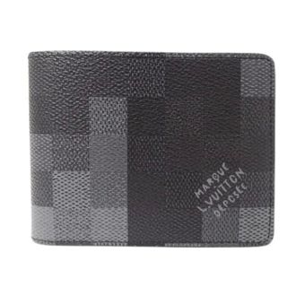 Louis Vuitton Portefeuille pliable Pre-owned - Homme - Pre-owned - Noir - Taille: ONE Size