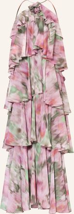 Swing Swing Abendkleid Mit Volants rosa