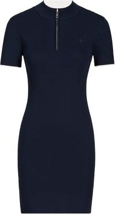 Calvin Klein Robe côtelée à col zippé