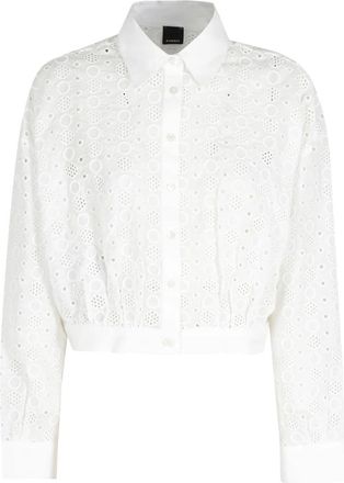 Pinko Pinko, Femme, Blouses et Chemises, Blanc, Taille: 38 FR Charita Shirt