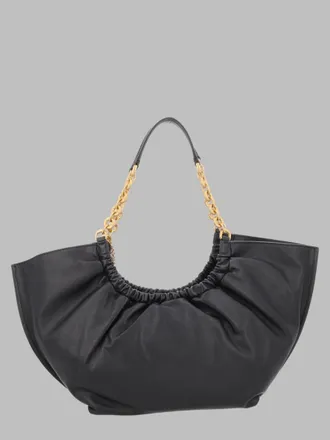 Michael Michael Kors Womens Tote Bag Indie Black Leather Shoulder