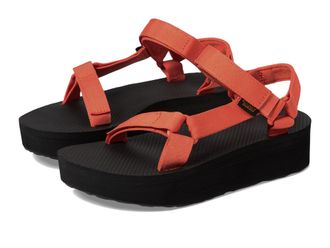 Teva W Flatform Universal Sandals 1008844-TGLY, Women sandals, Red, 40 EU
