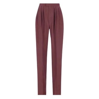 Saint Laurent Damen, Hosen, Rot, SGr&ouml;&szlig;e