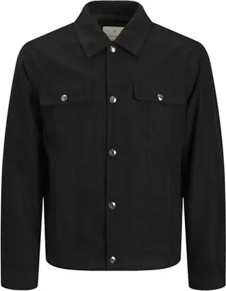 Jack & Jones Premium Veste en daim synthétique Vestes Col italien Black M Black M