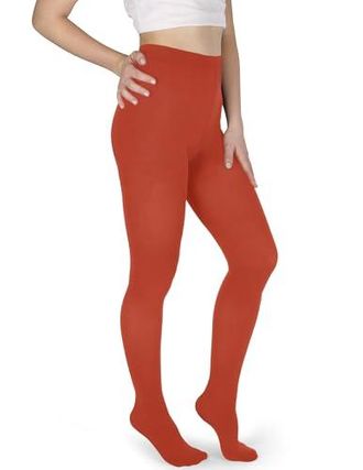 Sesto Senso Collants Femme Orange Opaque Lisse Microfibre 60 DEN 2 XS-S Orange