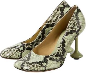 Generic JCVBN Escarpins de mariage pour femme talon aiguille bride stiletto bout pointu dames talons hauts designer de luxe, Vert, 39.5 EU