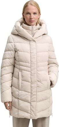 Tom Tailor Veste pour Femme, 1047530, 27609, Beige Froid, Taille XXL, 27609 - Cold Beige, XXL