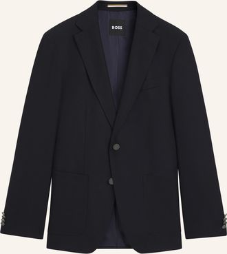 HUGO BOSS Blazer H-Hutson-2pp-253 Slim Fit blau