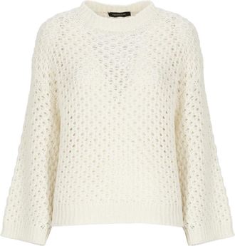 Fabiana Filippi Femme, Pulls, Beige, Taille: 40 FR Pull en m&eacute;lange de laine