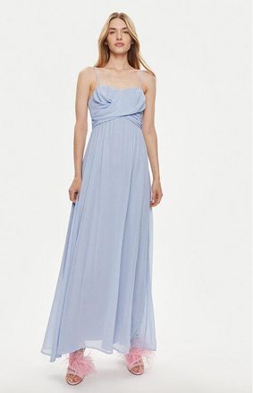Vila Abendkleid Stine 14093780 Hellblau Regular Fit