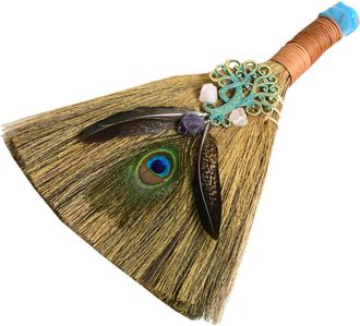 Cabilock Wicca Auto Anh&auml;nger Mit Kristallbesen Altar Dekoration Hexen Zubeh&ouml;r Sch&ouml;nes Retro Design F&uuml;r Zuhause Und Auto Langanhaltend Und Sicher