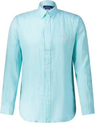 Polo Ralph Lauren Homme, Chemises, Bleu, Taille: S Chemise en lin coupe personnalis&eacute;e