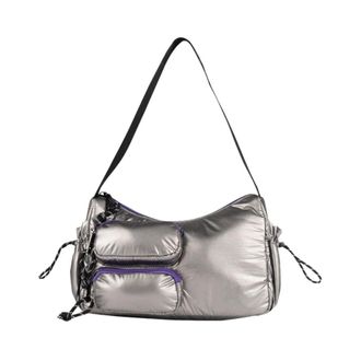 Munich Femme, Sacs, Gris, Taille: ONE Size Glossy Shoulder