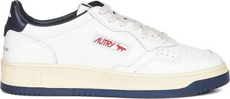 Autry baskets Maison Kitsuné à lacets - Blanc