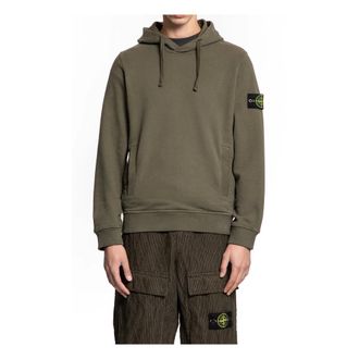 Stone Island Homme, Sweatshirts et sweats &agrave; capuche, Vert, Taille: M Sweat &agrave; capuche d&eacute;contract&eacute; pour homme